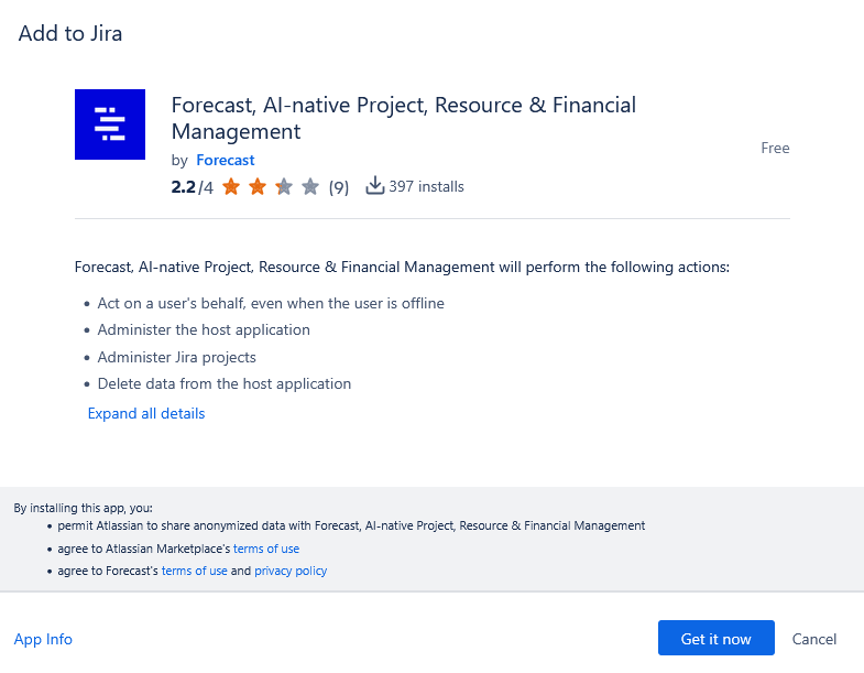 Setting up the JIRA Cloud for Forecast Integration – Forecast