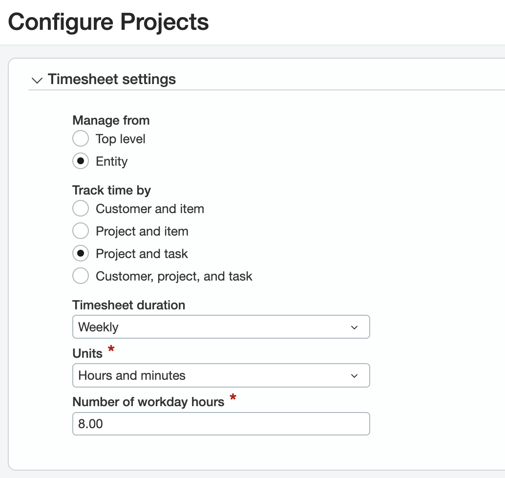 Syncing Timesheets with Sage Intacct – Forecast